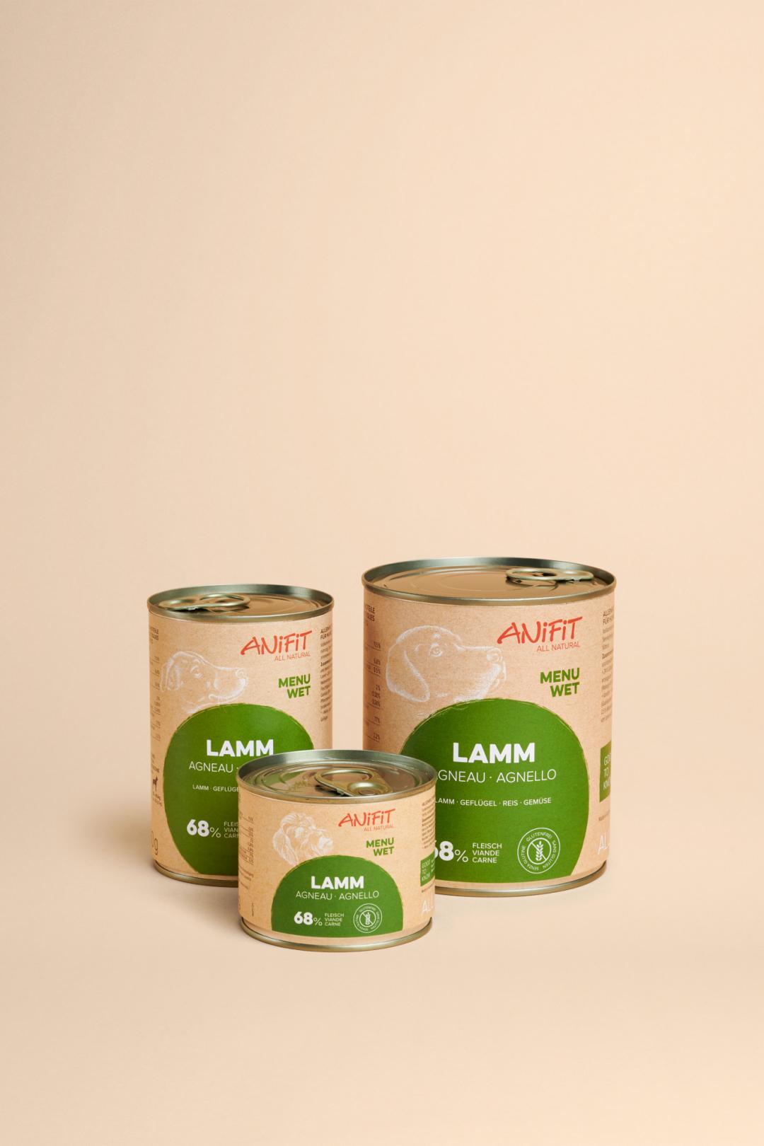 Hundefutter Lamm - Gesundes Nassfutter für Hunde